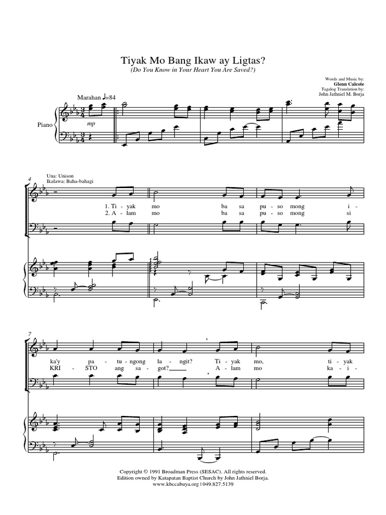 Tagalog Song | PDF