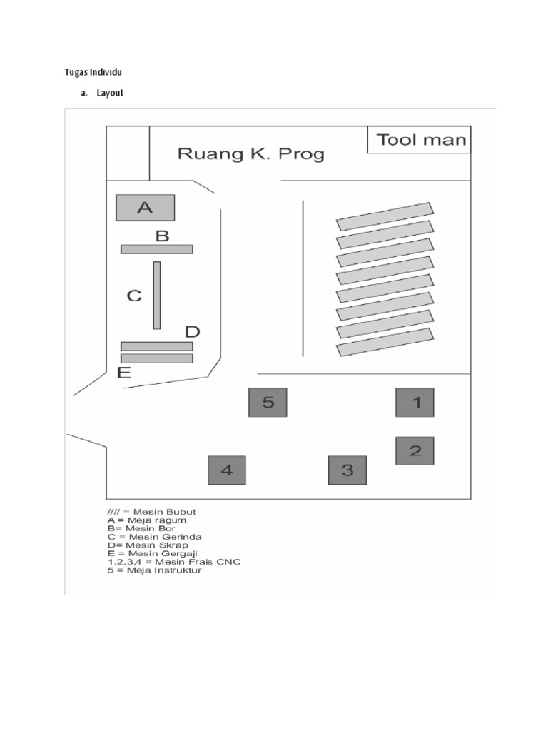 Layout Bengkel TKR | PDF