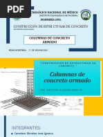 Proceso Constructivo de Columnas | PDF | Fundación (Ingeniería) | Hormigón