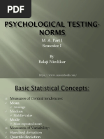 Norms in Psychological Tests and Its Types | PDF | Psychological ...