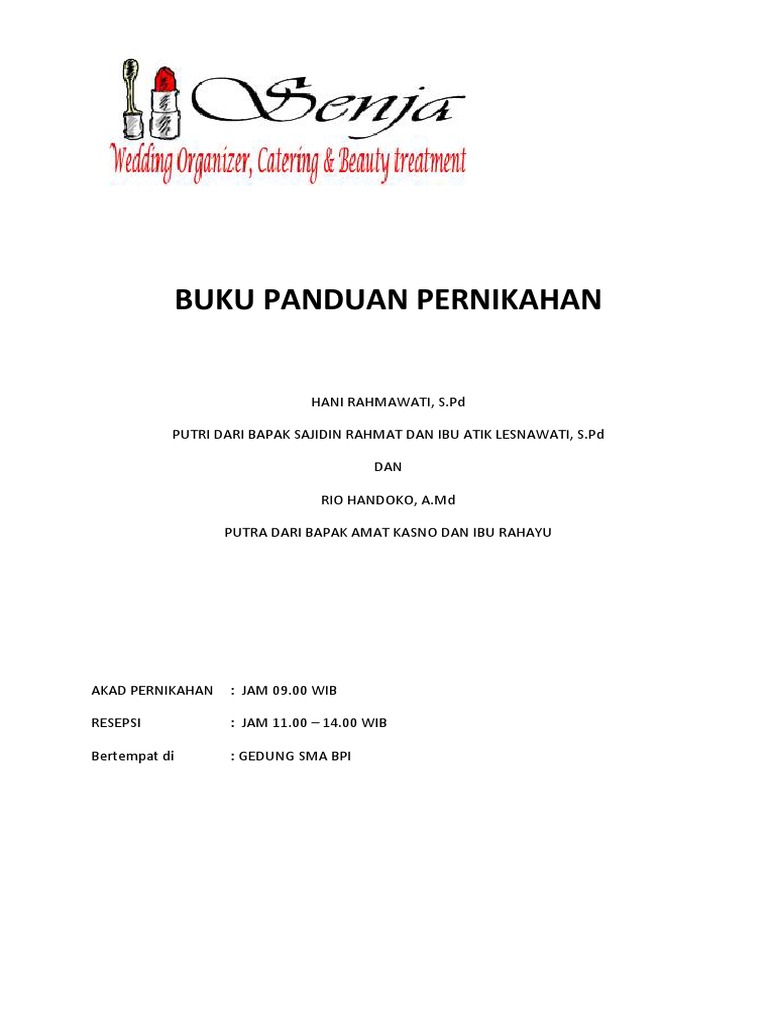 Buku Panduan Pernikahan | PDF