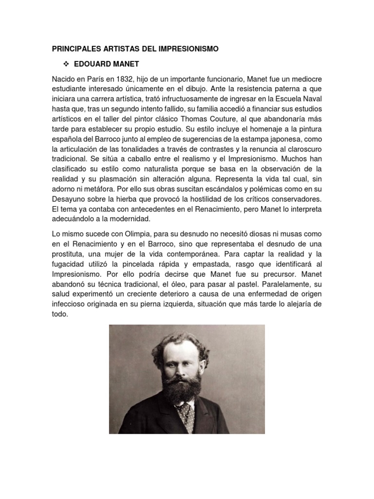 Trabajo Formativa III - Terminado | PDF | Pierre Auguste Renoir | Paul Cezanne