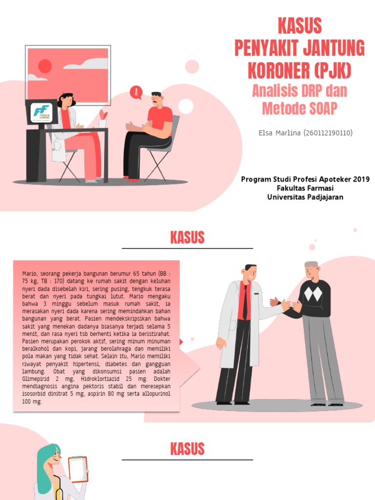 Kasus Penyakit Jantung Koroner (PJK) : Analisis DRP Dan Metode SOAP | PDF