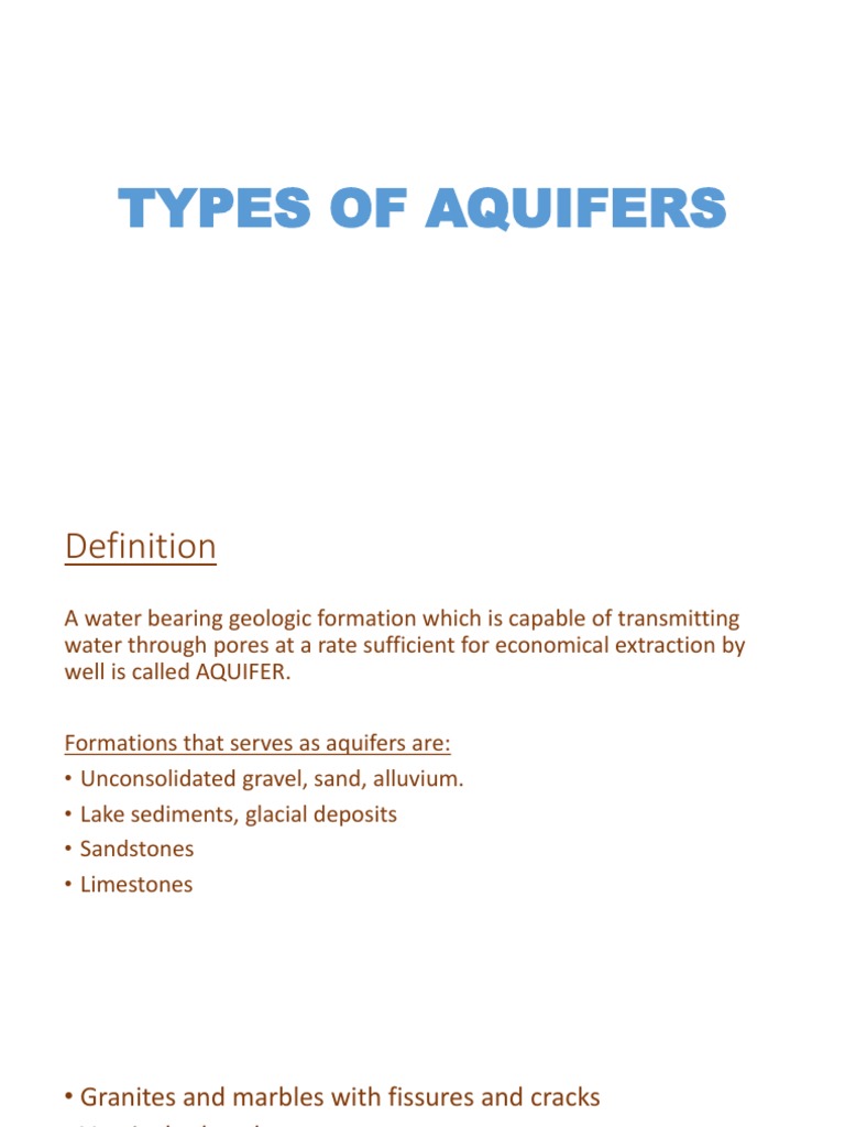 Aquifer | PDF | Aquifer | Groundwater