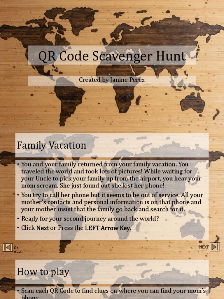 QR Code Scavenger Hunt Game | PDF | Leisure
