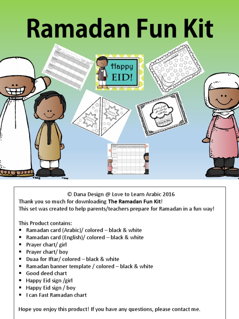 Ramadan Fun Kits | PDF | Ramadan | Digital Millennium Copyright Act