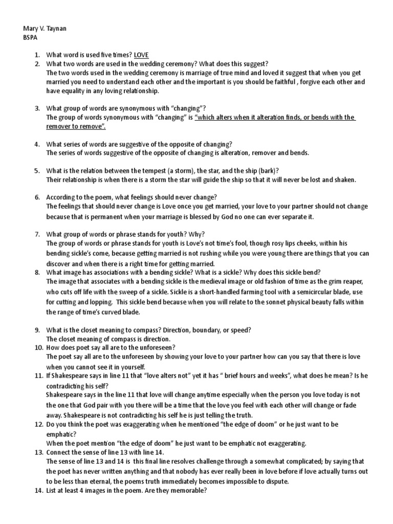 An Analysis of Love's Philosophy: Exploring Shakespeare's Eternal ...