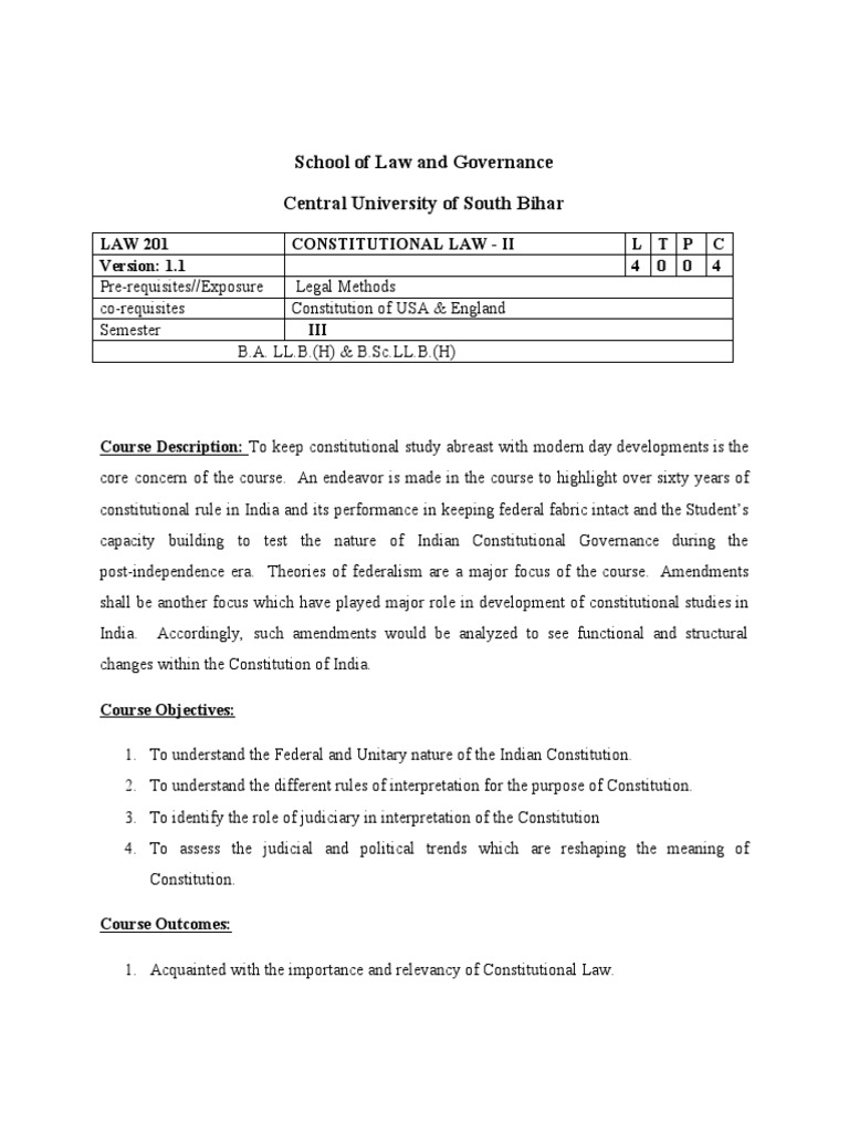 Constitutional Law - II | PDF | Supreme Courts | Supreme Court Of India