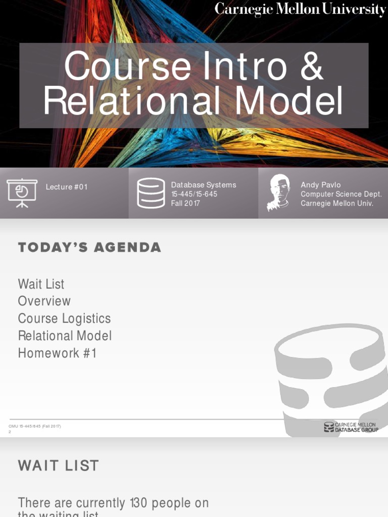 Introduction To DB | PDF | Relational Model | Databases