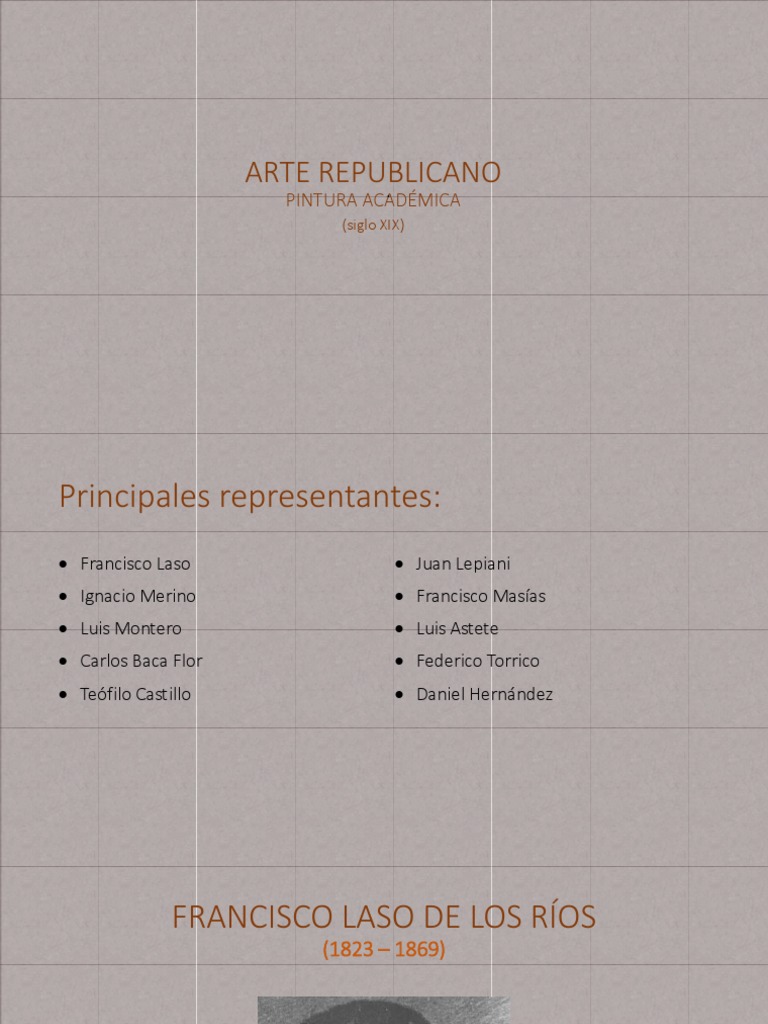 Arte Republicano Peruano - Francisco Laso. | PDF | Pinturas | Artes ...