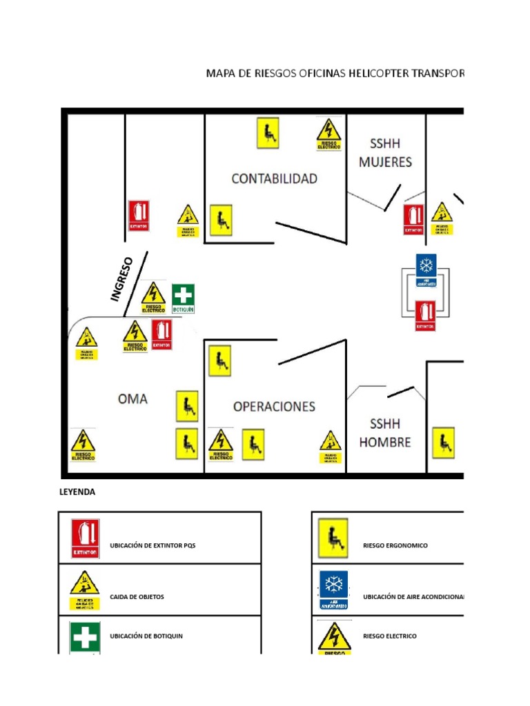 Mapa de Riesgos Oficina | PDF