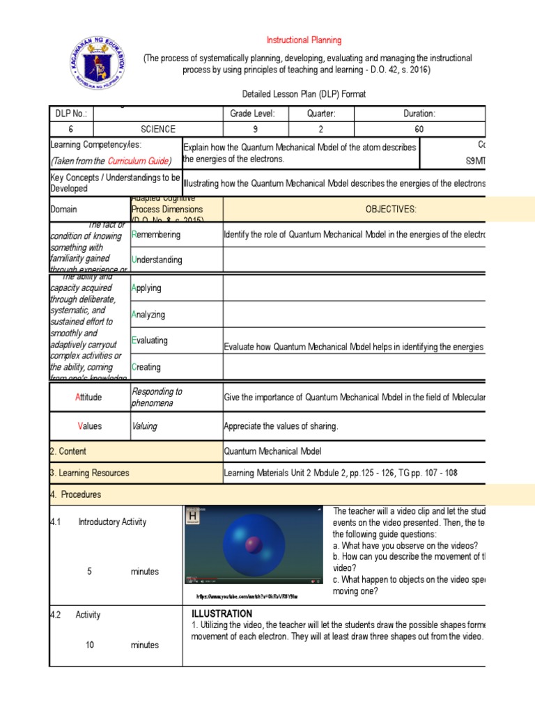 Quantum Mechanical Model of Electrons | PDF | Atomic Orbital | Quantum ...