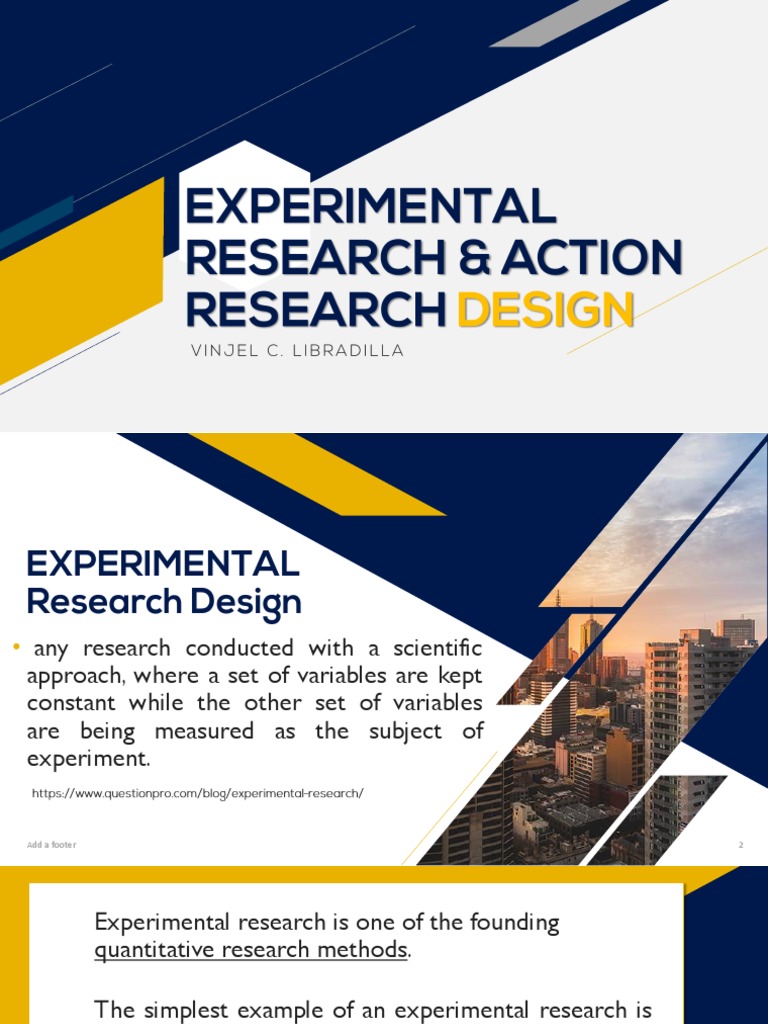 Action Research and Experimental Research | PDF | Experiment | Research ...