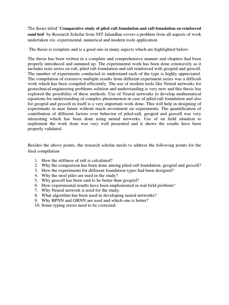 Comments For PHD Work Done | PDF