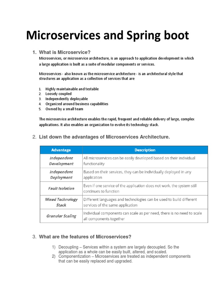 Microservices and Spring Boot | PDF | Computer Network | Computer ...