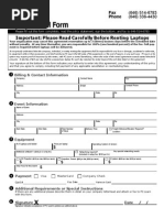 Company Asset Receipt Form | PDF