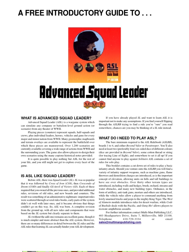 The Ultimate Guide to Advanced Squad Leader | PDF | Wargames | Gaming
