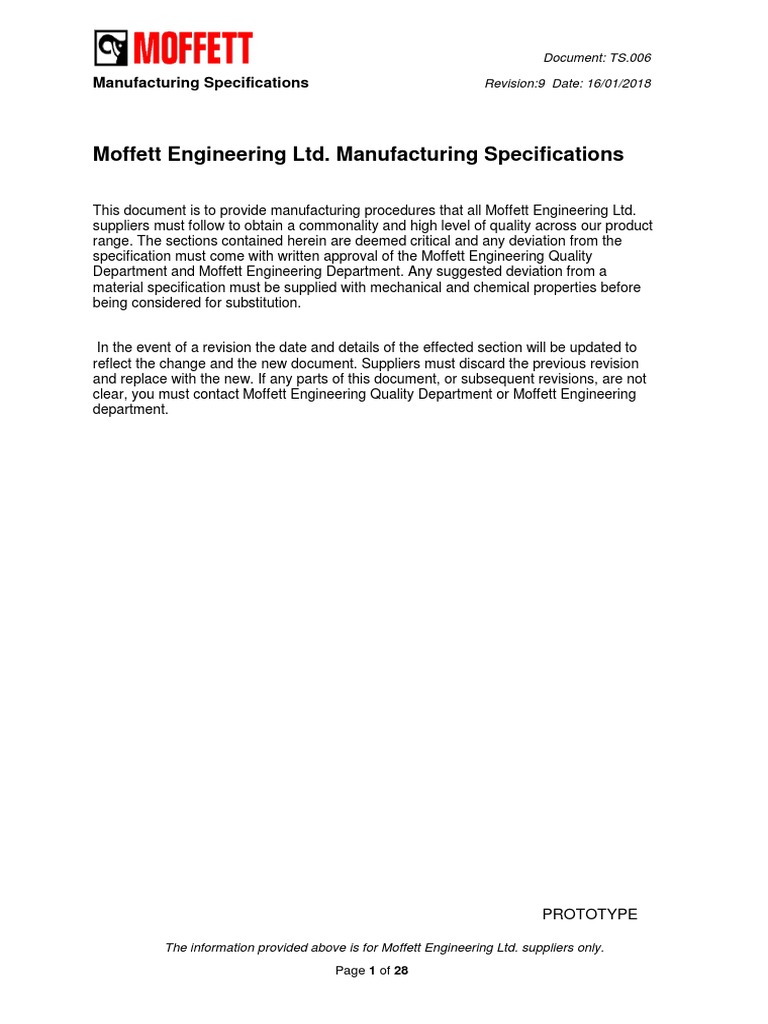 TS.006 Rev09 PDF | PDF | Engineering Tolerance | Paint