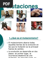 Las Mutaciones | PDF | Mutación | Cromosoma