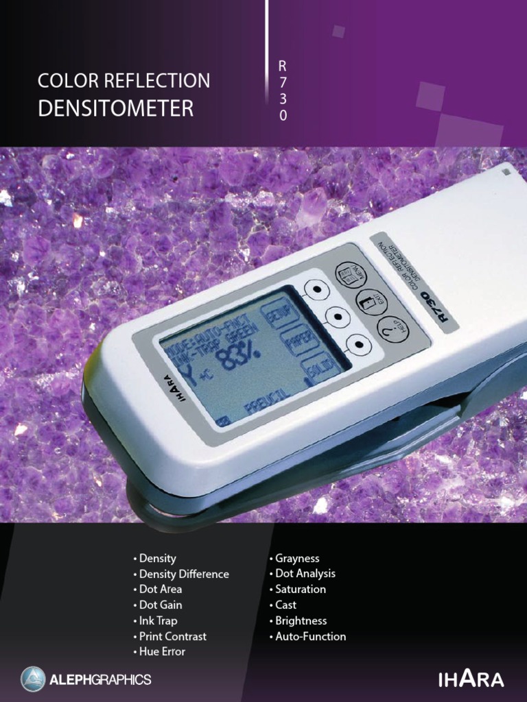 Densitometer: Color Reflection | PDF | Calibration | Reliability ...