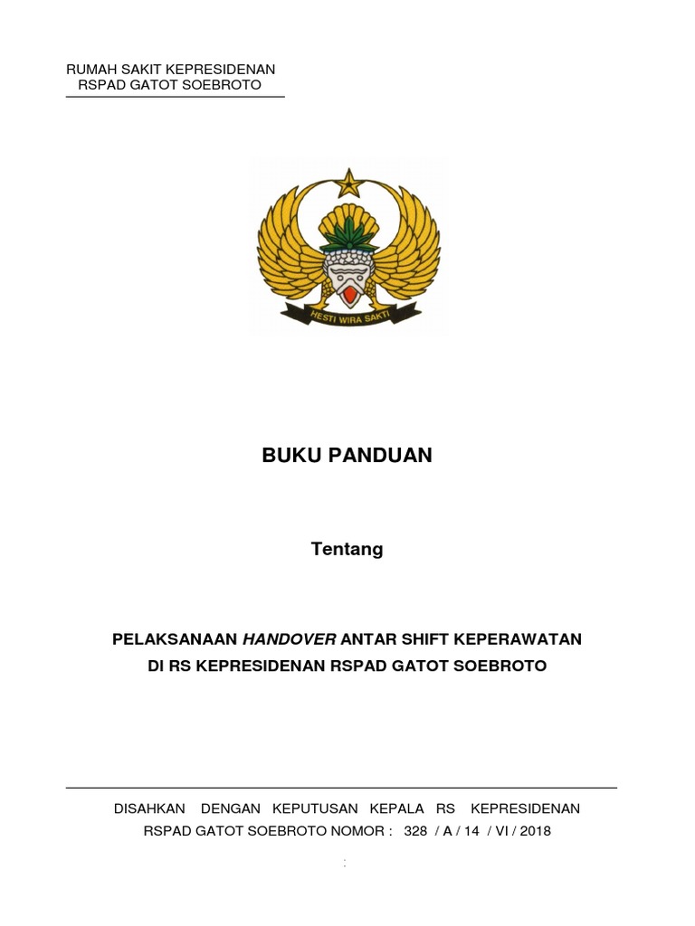 Panduan Handover Antar Shif | PDF