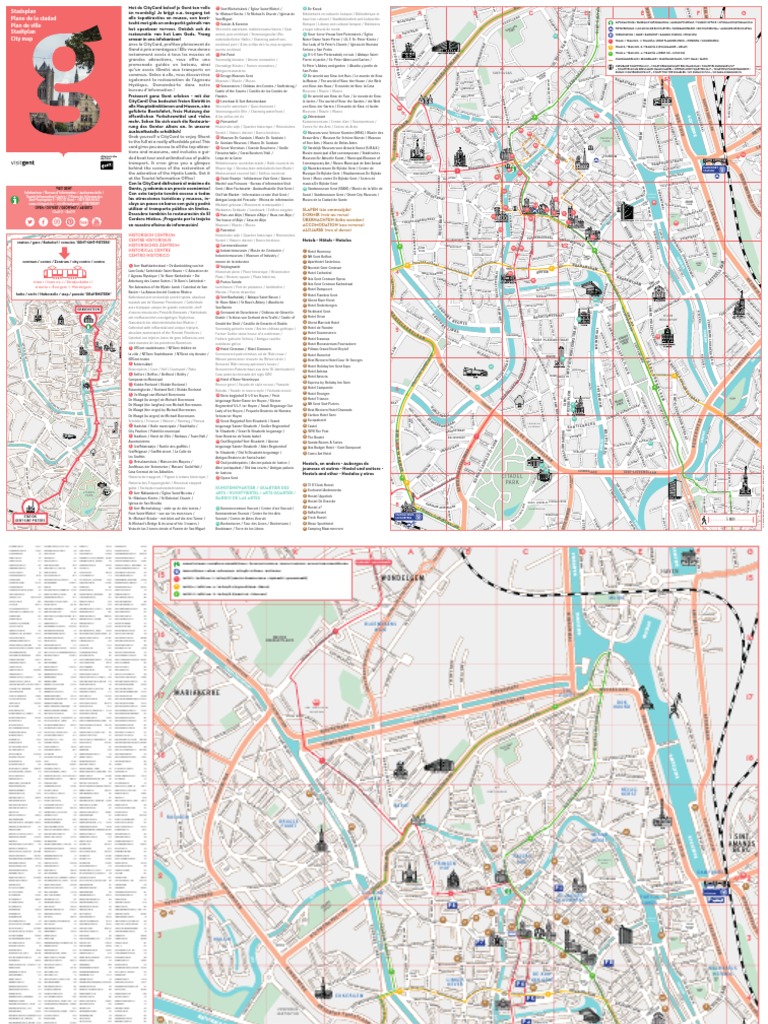 A B C D E F G: Stadsplan Plano de La Ciudad Plan de Ville Stadtplan ...