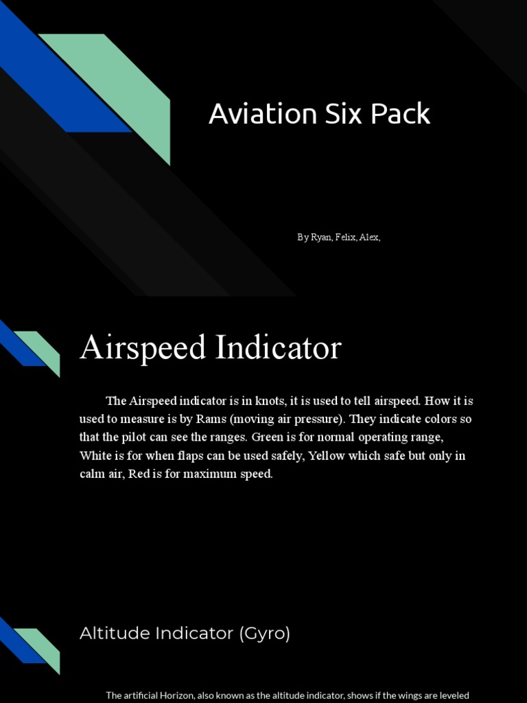 Aviation Six Pack | PDF