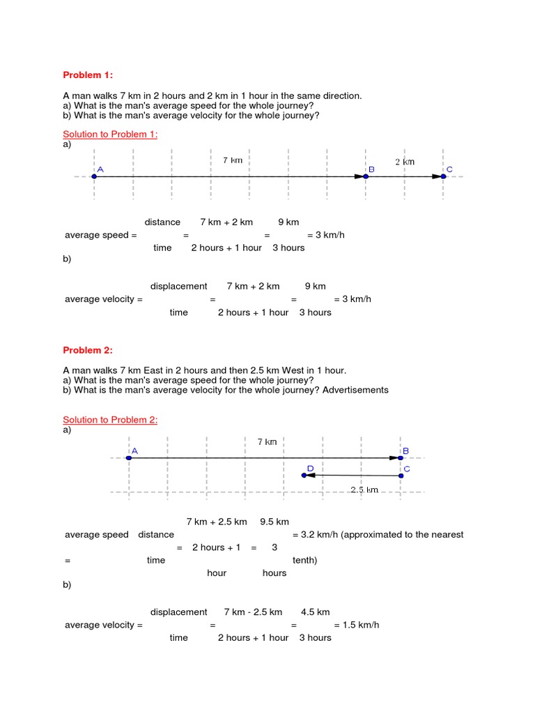 Problem 1 | Download Free PDF | Speed | Euclidean Vector
