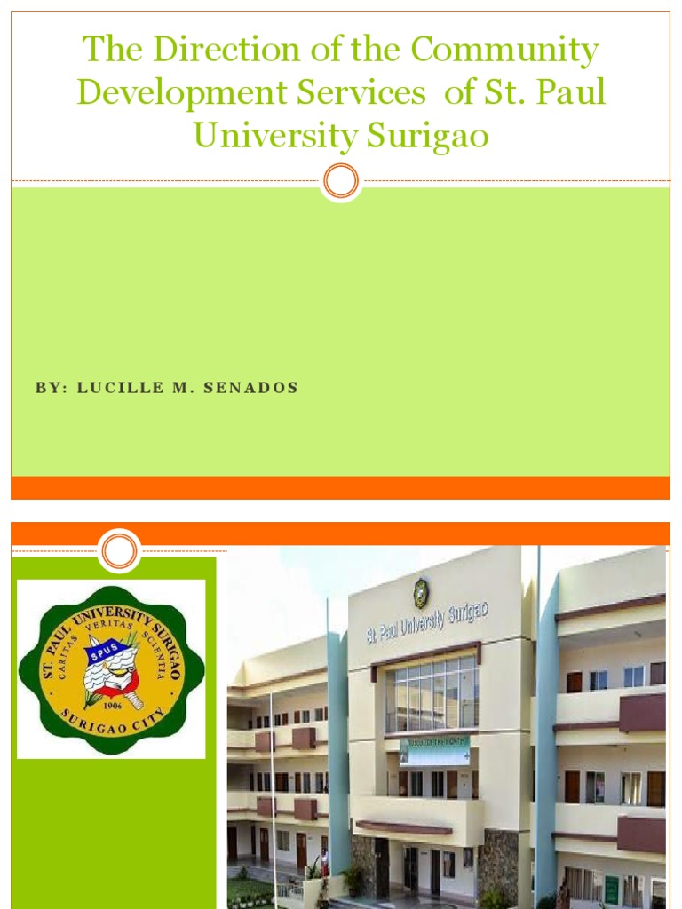 The Direction of The Community Development Services Presentation | PDF ...