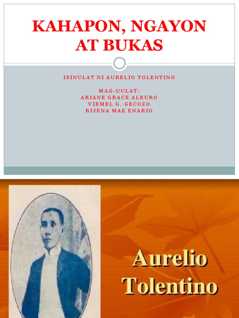 Kahaponngayon at Bukas | PDF