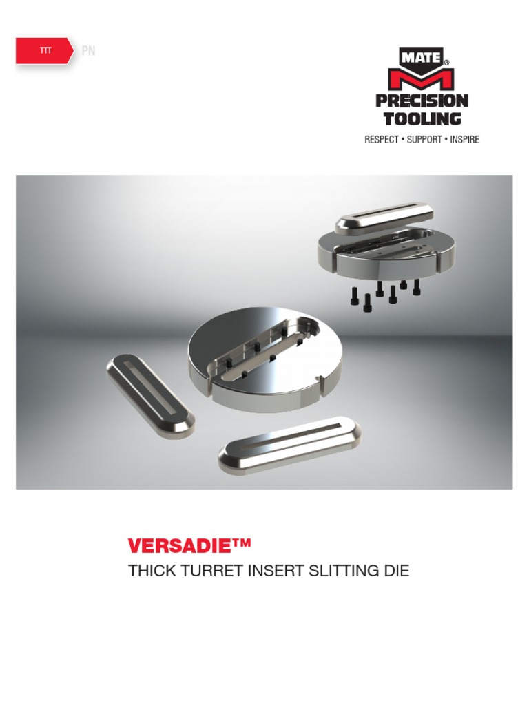 Versadie™: Thick Turret Insert Slitting Die | PDF | Manufactured Goods ...