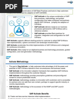 ACT100 SAP Activate Methodology PDF | PDF