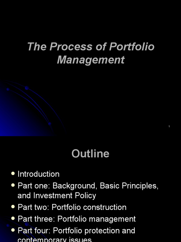 The Process of Portfolio Management | PDF | Investing | Investment ...