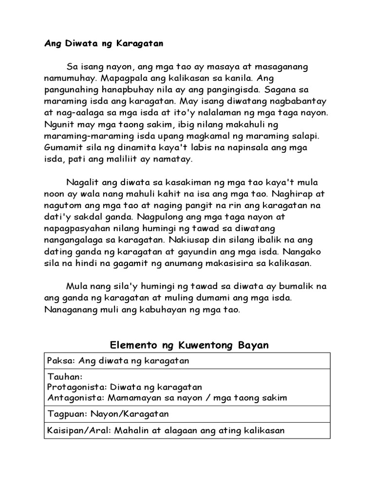 Kuwentong Bayan PDF | PDF