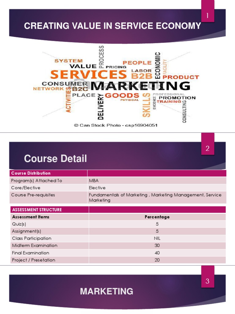 Value Creation in Service Economy | PDF | Value (Economics) | Marketing