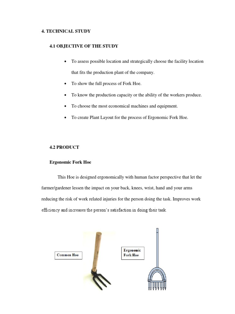 Technical Study | PDF | Tillage | Human Factors And Ergonomics
