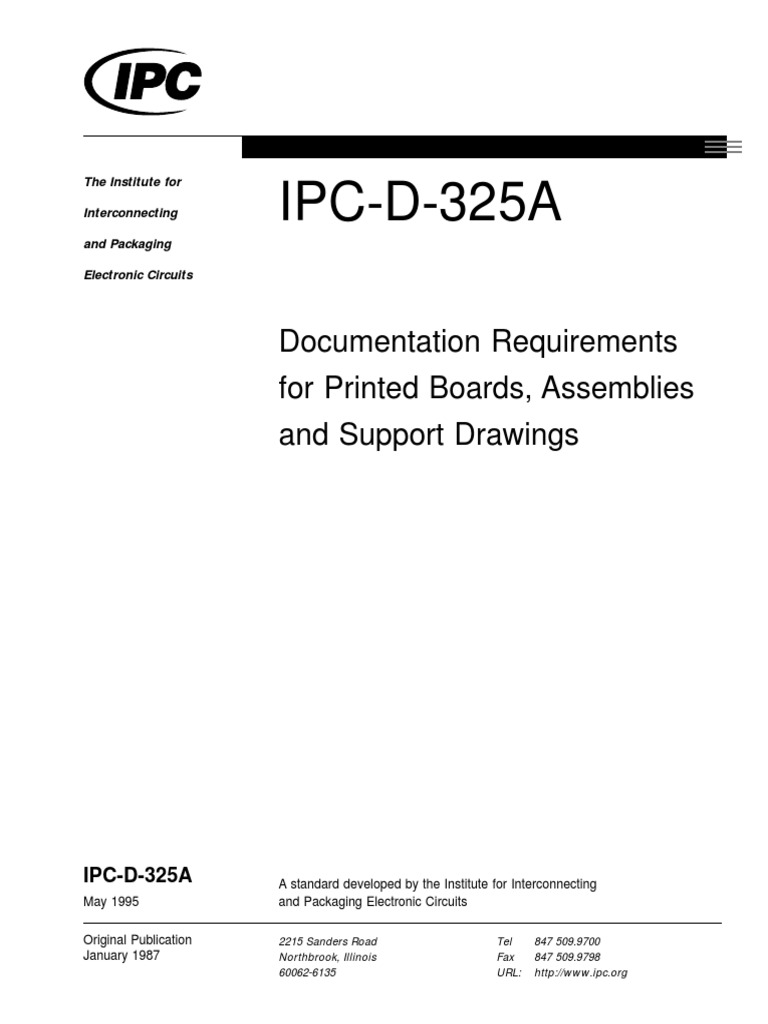 Ipc D 325a | PDF | Specification (Technical Standard) | Drawing
