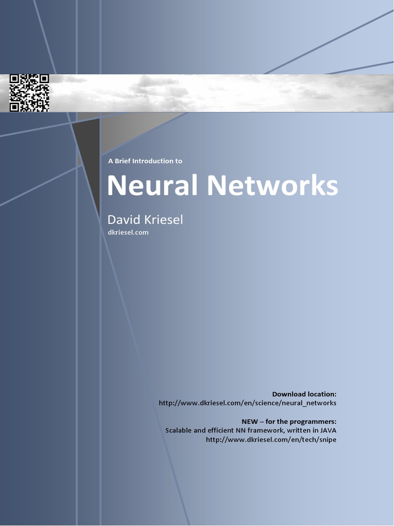 Neural Networks: David Kriesel | PDF