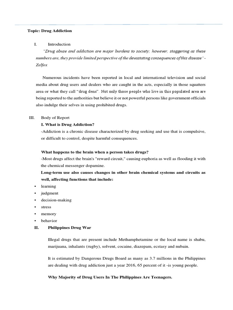 Drug Addiction | PDF | Substance Abuse | Curiosity