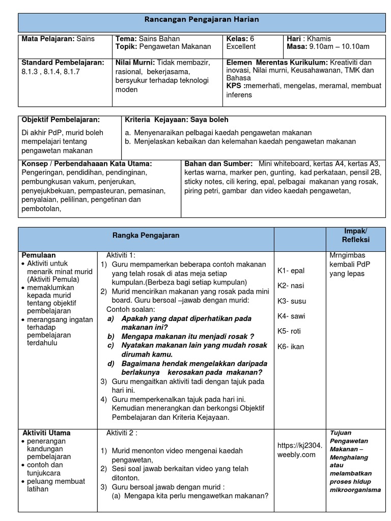 RPH 1 | PDF | Karier & Perkembangan