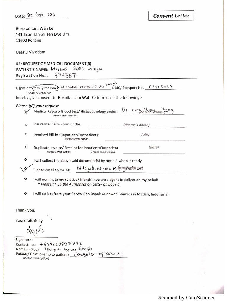 Consent Letter | PDF