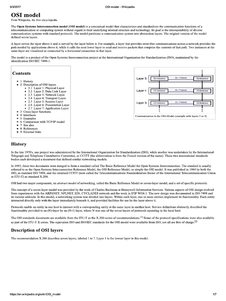 OSI Model | PDF