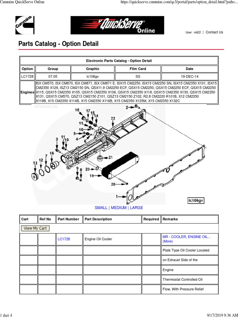 Kit Oil Cooler | PDF | Motor Oil | Vehicle Technology