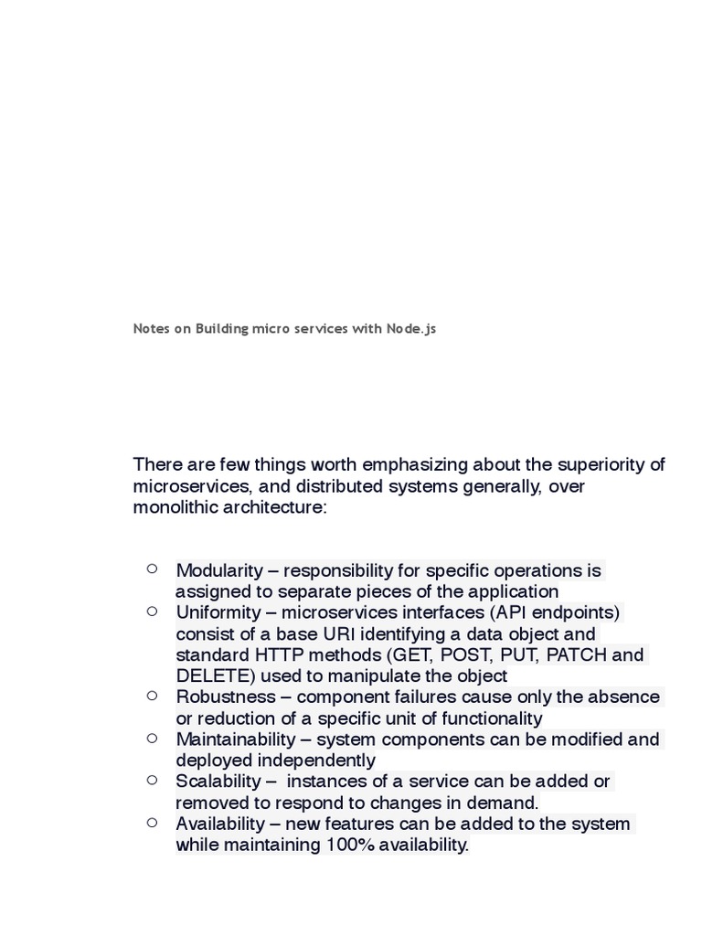 Building Modular, Scalable, and Robust Microservices with Node.js: A ...