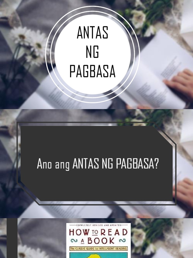 Antas NG Pagbasa | PDF