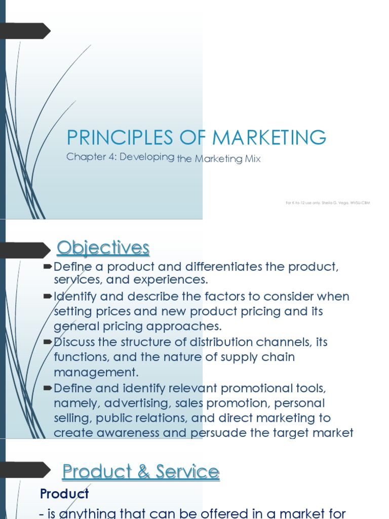 Chap4 Developing The Marketing Mix | PDF | Pricing | Marketing