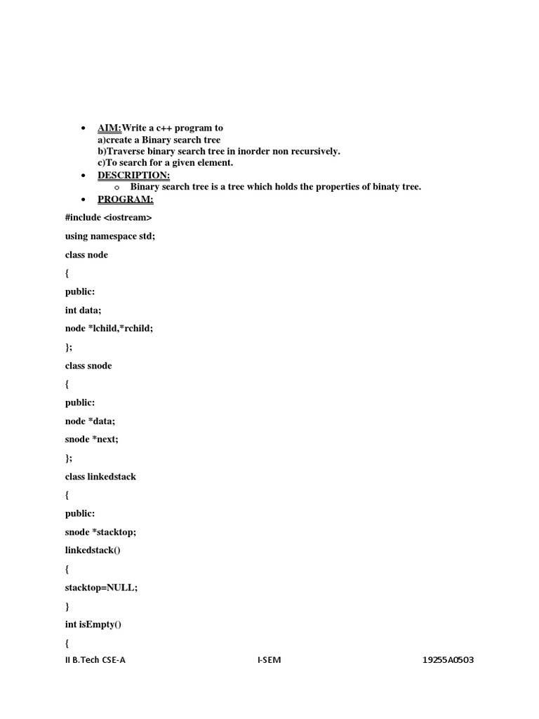 AIM:Write A C++ Program To | Download Free PDF | Discrete Mathematics ...