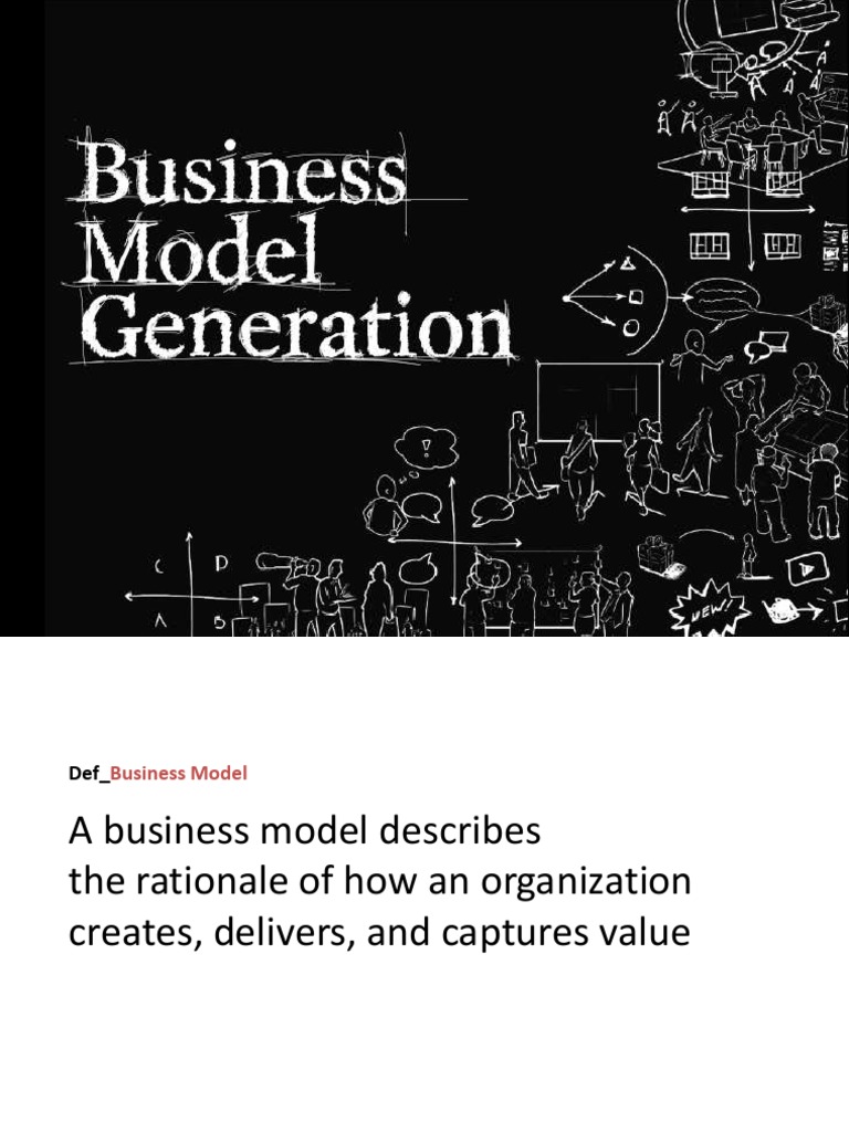 Business Model Generation | PDF | Business Model | Supply Chain