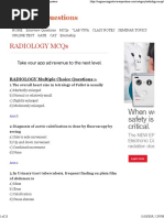 Diploma X-Ray Technician Exam Questions | PDF | Medical Imaging | Radiology