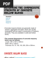 Hollow Block Making Process | PDF | Pallet | Concrete